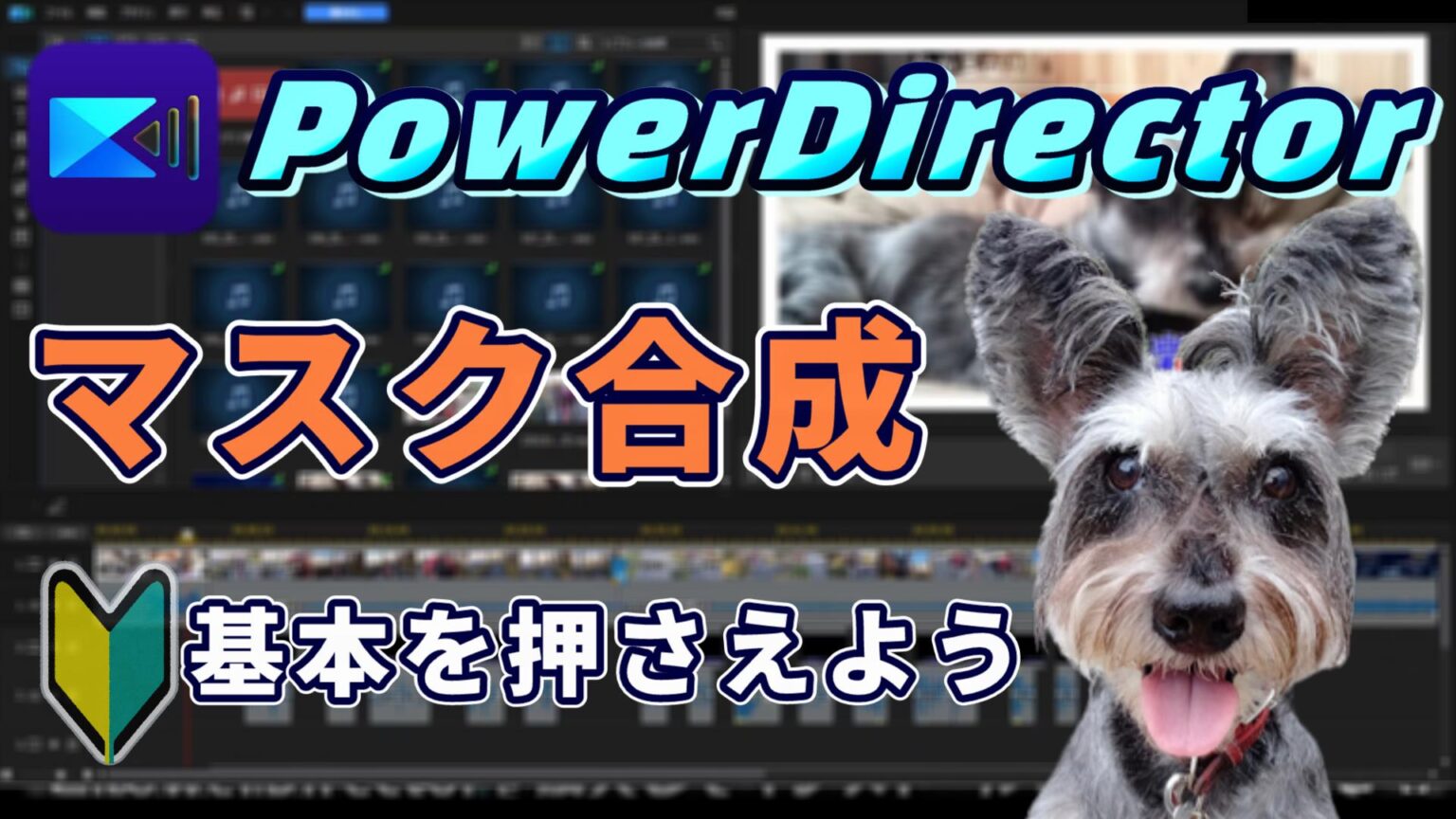 PowerDirectorのマスク合成解説 【初心者向け】 | 楽ちんブログ