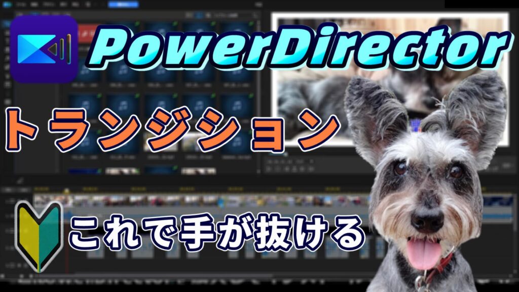 PowerDirectorのトランジションについて解説【初心者向け】 | 楽ちんブログ
